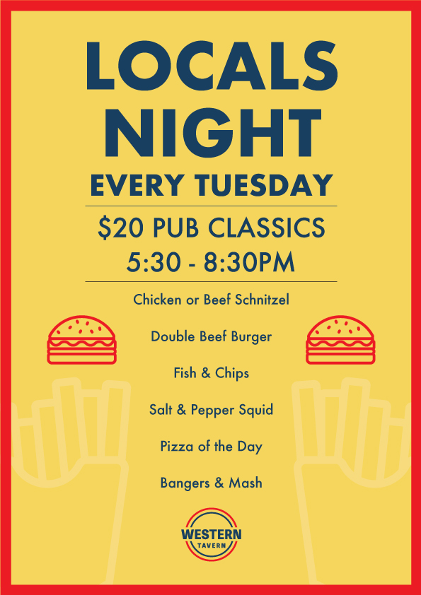 Eat & Drink at Western Tavern: Modern Australian Cuisine